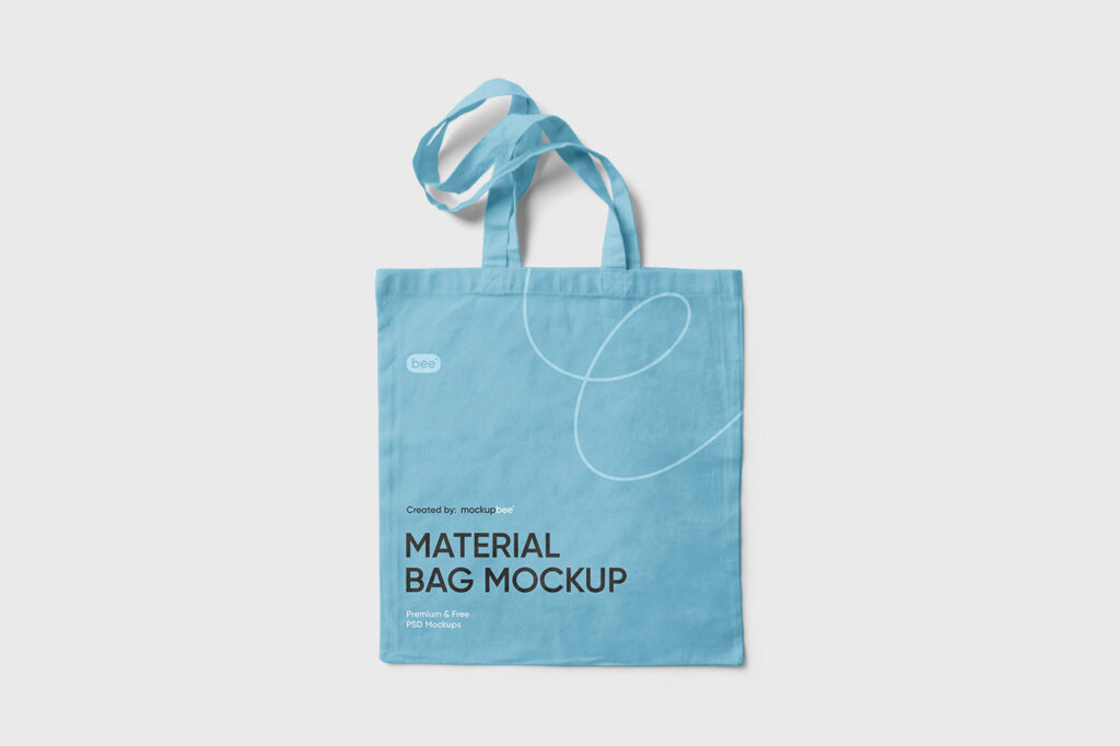 Free Material Bag Mockup - mockupbee