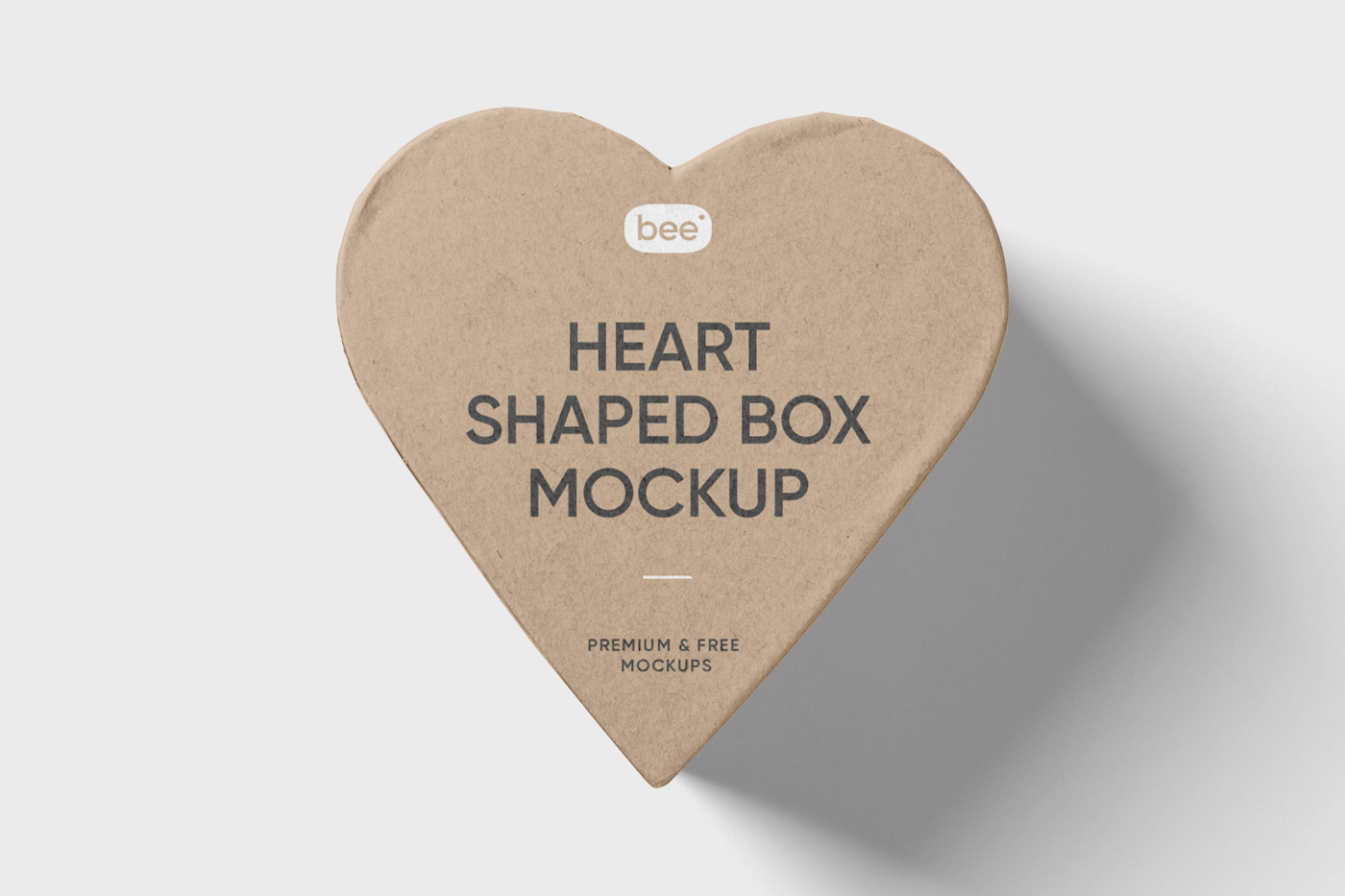 Free Heart Shaped Box Mockup Mockupbee