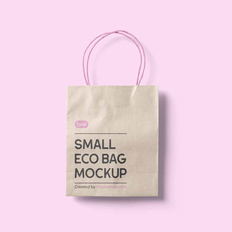 Free Small Eco Bag Mockup - mockupbee