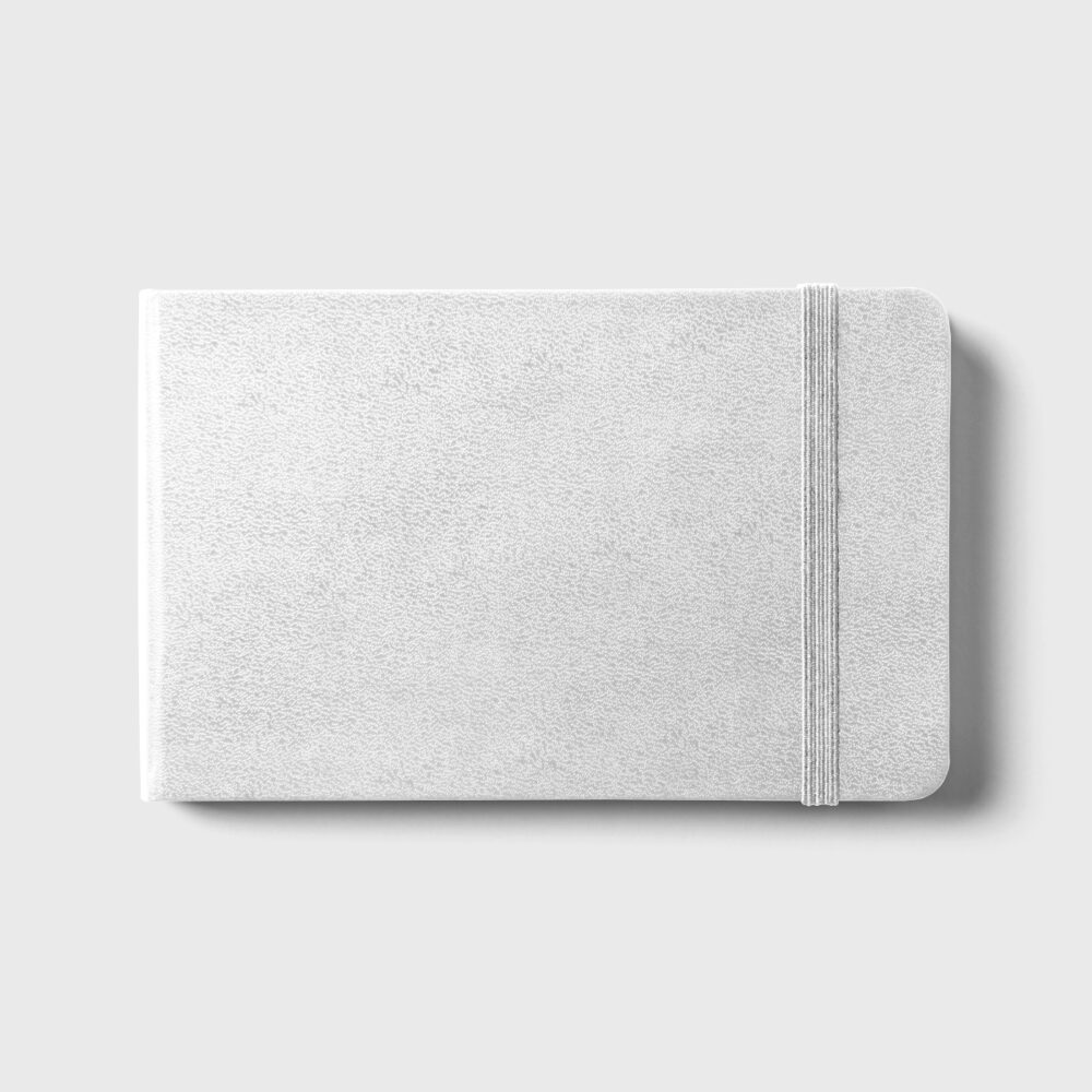 Free Notebook with Rubber Mockup - mockupbee