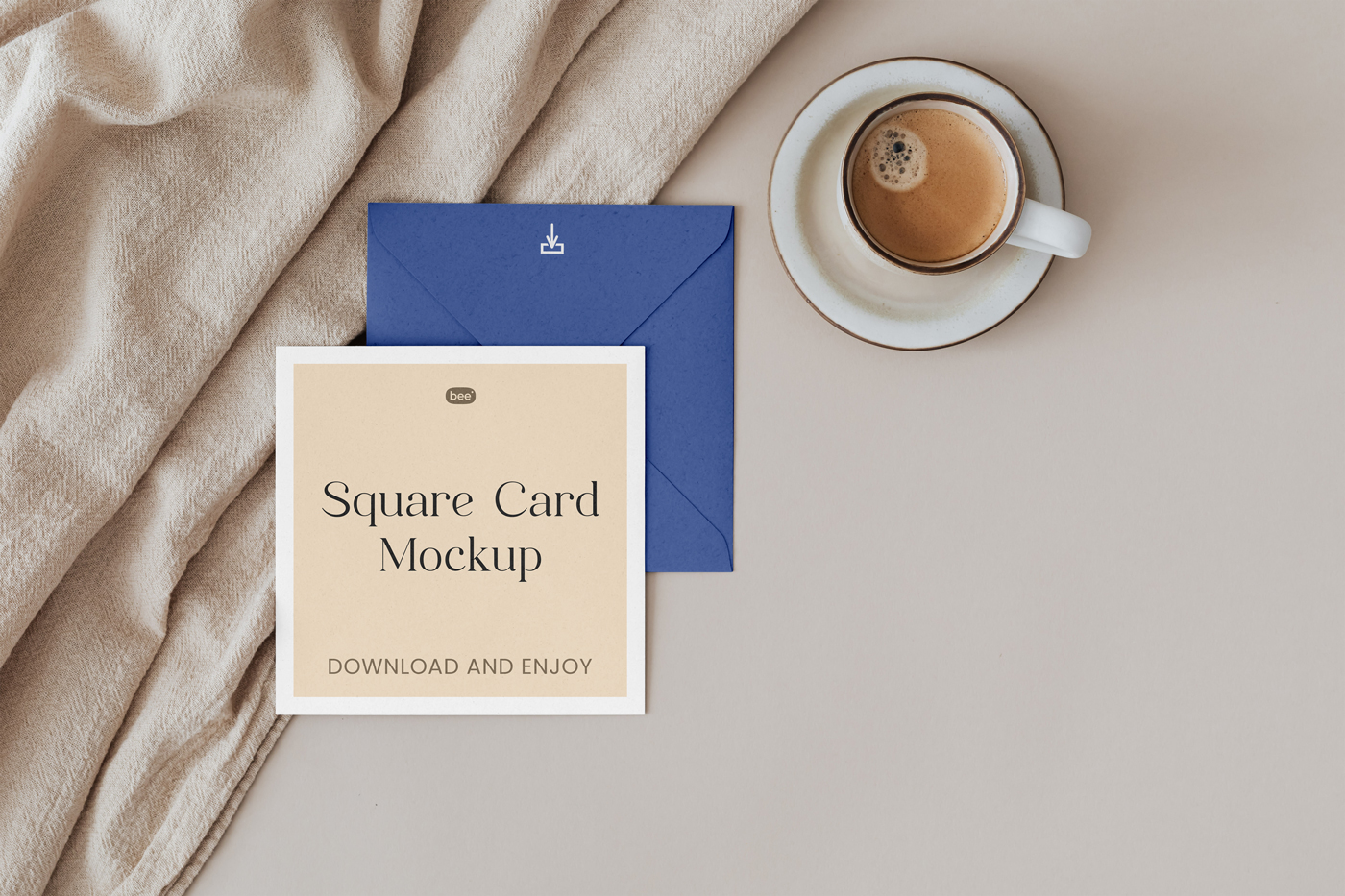 Free Square Card With Envelope Mockup Mockupbee Free Square Card With Envelope Mockup Mockupbee