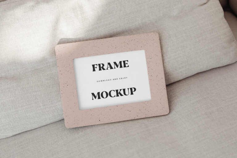 Free Small Thick Frame Mockup - mockupbee