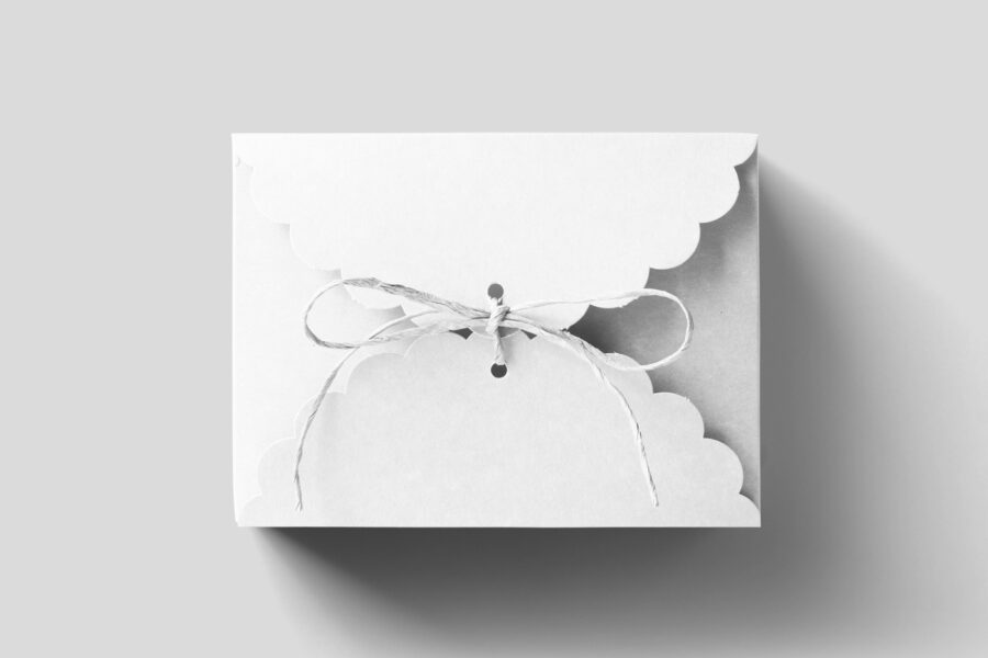 Free Rectangle Elegant Food Box Mockup - mockupbee