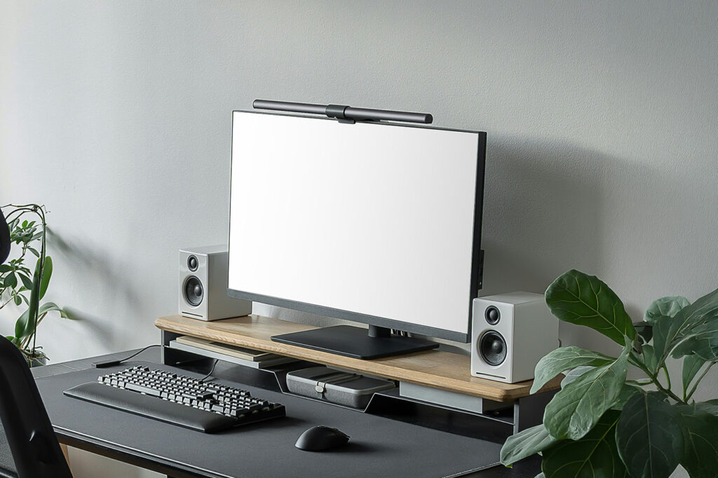 Free Desktop Screen Mockup - mockupbee