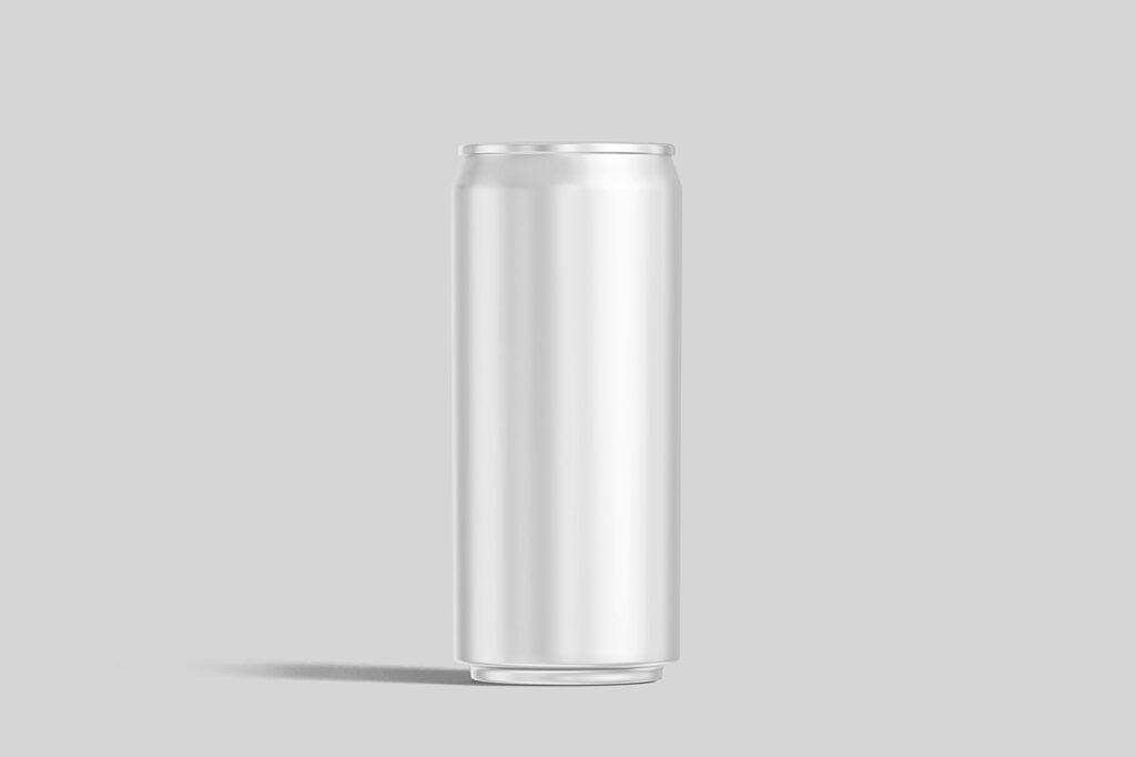 Free Narrow Can Mockup - mockupbee