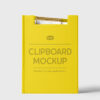 Free Standing Corporate Clipboard Mockup - mockupbee
